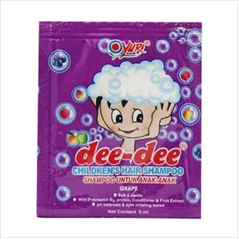 Promo Dee Dee Children Hair Shampoo Apple 5 Ml X 12 Sachet Diskon 33% ...
