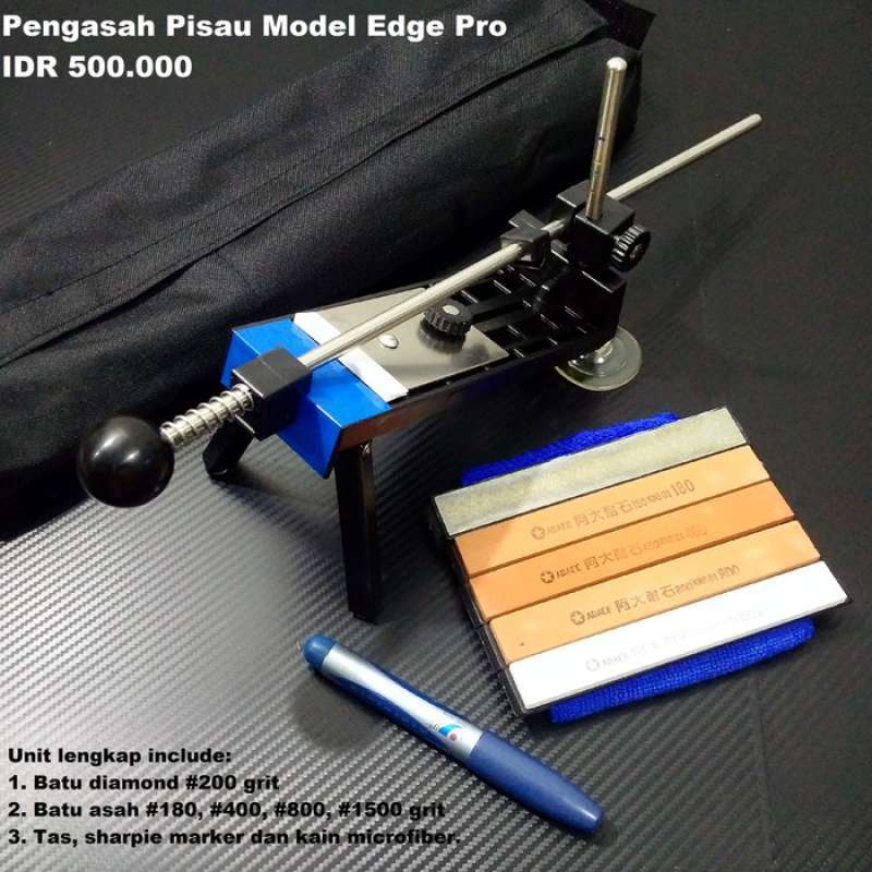 Promo Pengasah Pisau/ Batu Asah Model Edge Pro Diskon 16% di Seller ...