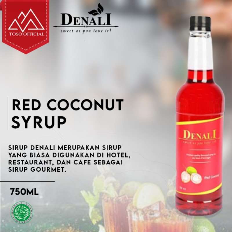 Jual Denali Sirup Flavour Red Coconut Syrup 750ml Syrup Di Seller ...