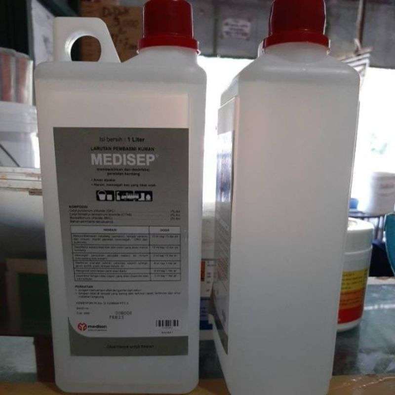 Jual Medisep 1 Liter Desinfektan Pembasmi Kuman Virus Obat Semprot Di ...