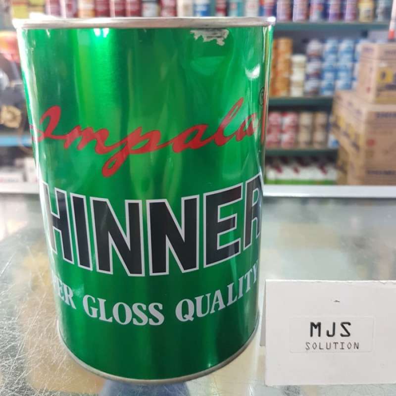 Promo Oem Thiner Impala Kaleng 1 Liter 1l 1 L Pengencer Cat Thinner ...