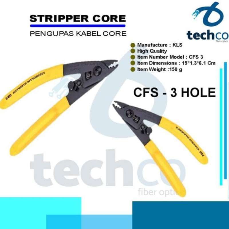 Jual Tang Stripper Core Alat Kupas Core Kabel Fiber Optik Dedy.S1994 di ...