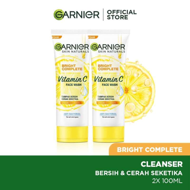 Promo JAR - Garnier Light Complete Brightening Foam Brightening Scrub ...