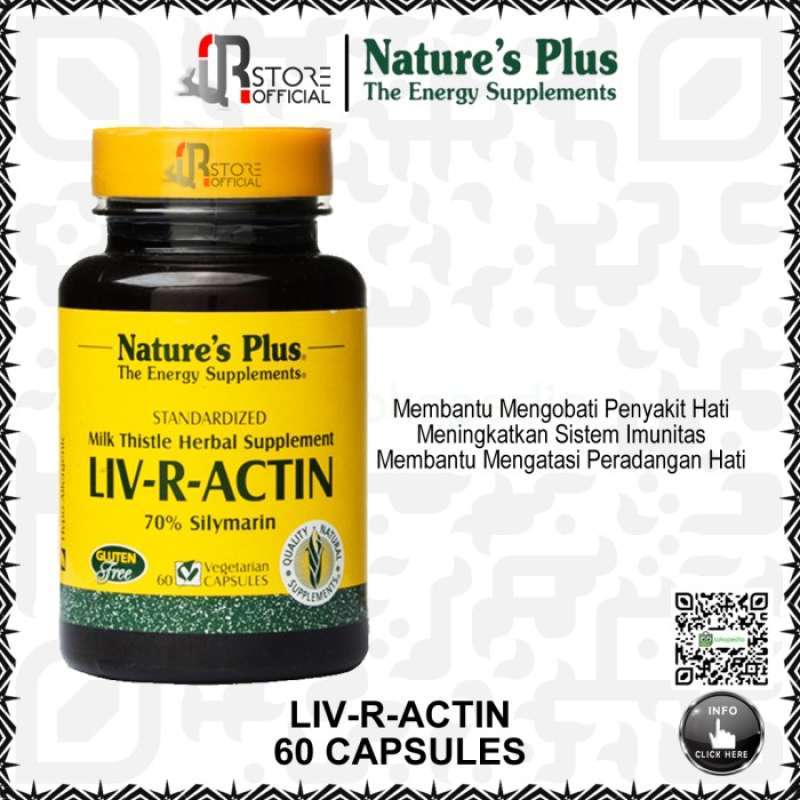 Promo NATURES NATURE PLUS LIV-R-ACTIN SUPLEMEN VITAMIN LIVER HATI BPOM ...
