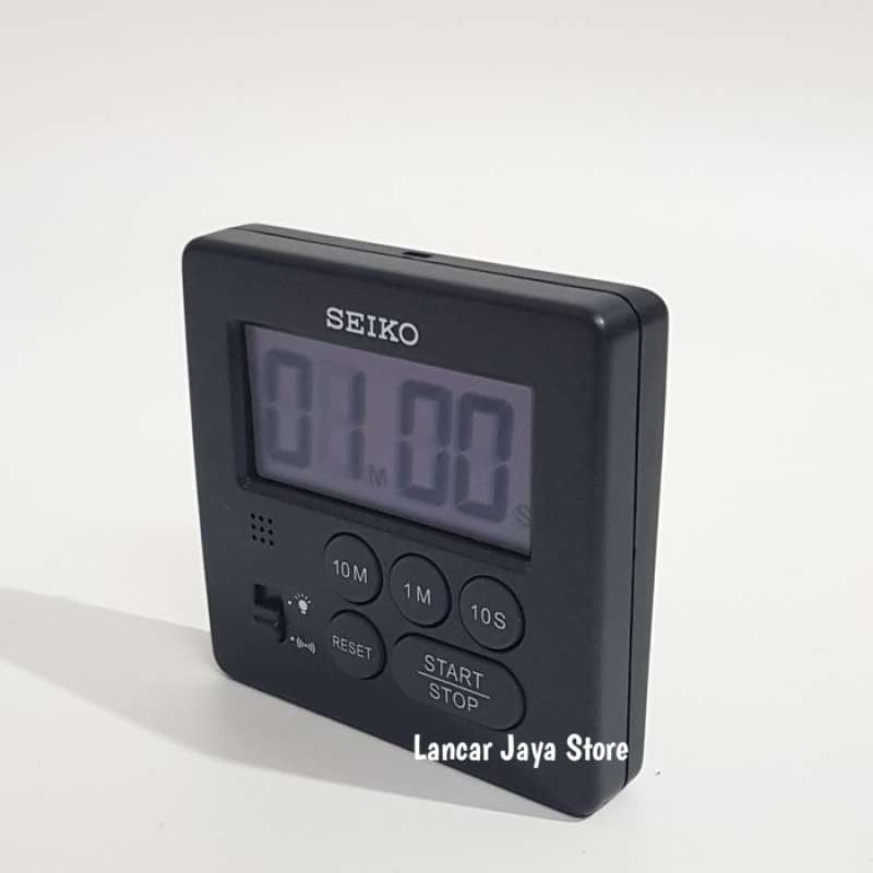 Jual Timer Seiko / Countdown Timer Seiko Qhy002k Black Original Di ...