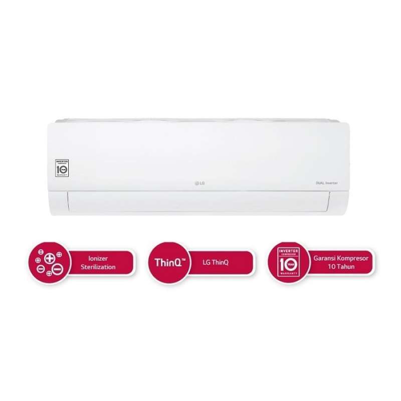 Promo LG E19SV5 Plasma Dual Cool with Watt Control Smart AC Split [2 PK ...