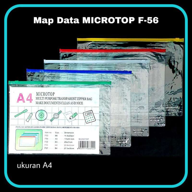 Jual SOS Map Data Amplop MICROTOP F-56-A4 / Map Data / Map Dokumen/Map ...