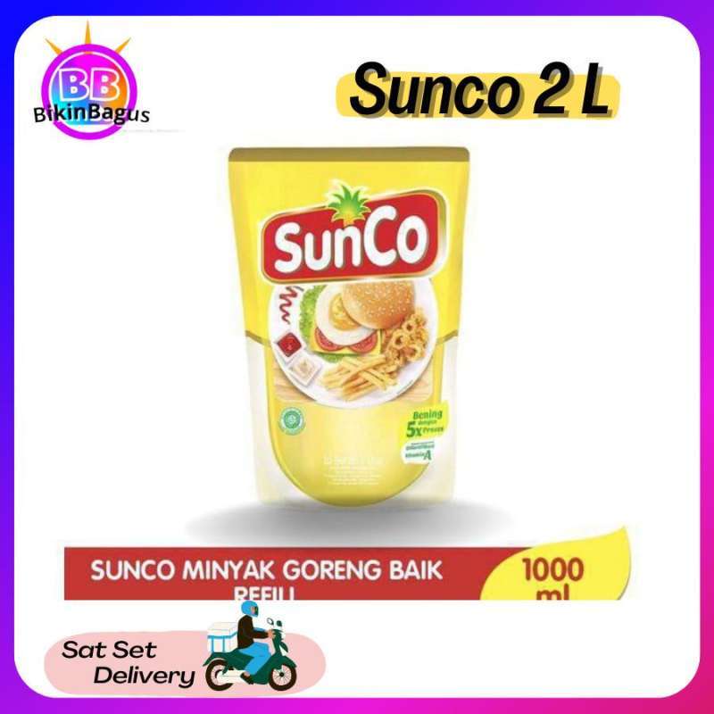 Jual ASLI Promo Minyak Goreng Sunco 2 Liter Migor Sunco Minyak Goreng ...