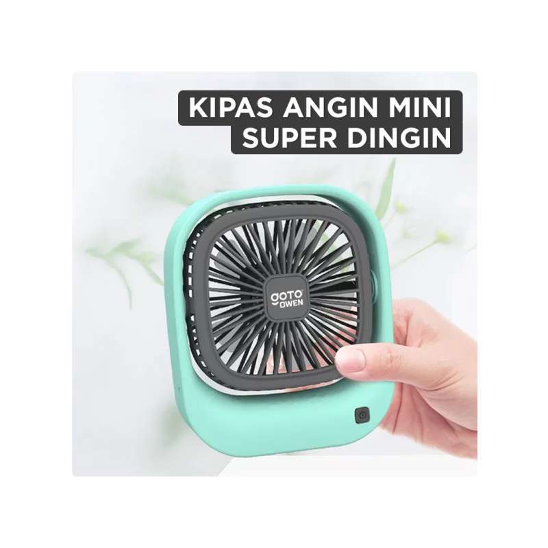 Promo Goto Owen Mini Fan Kipas Angin Kecil Meja Duduk Portable Usb ...