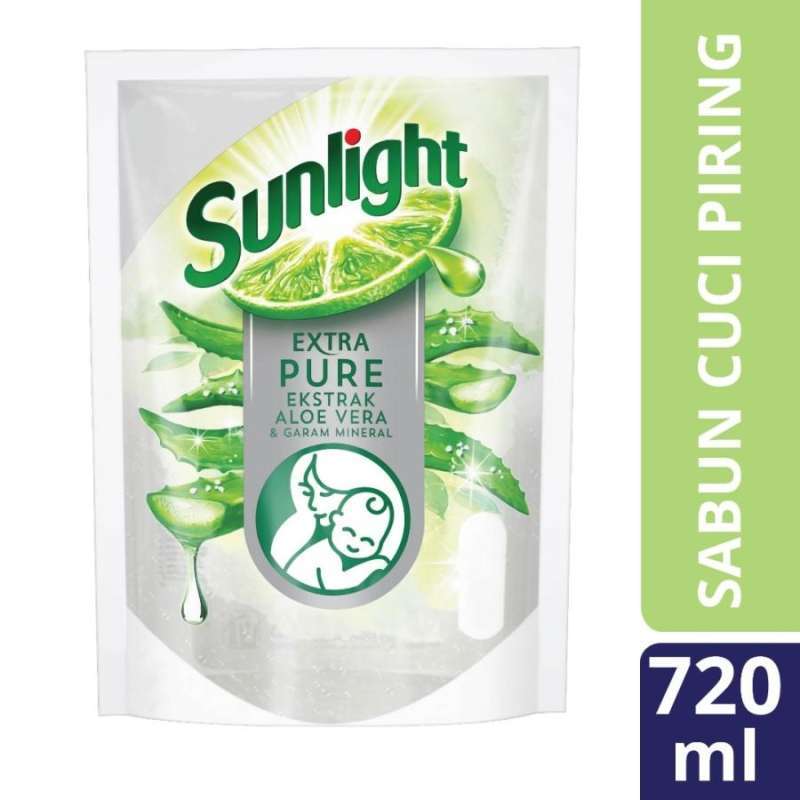 Jual Sunlight Sabun Cuci Piring Extra Pure 720 Ml di Seller TokoRumahan ...