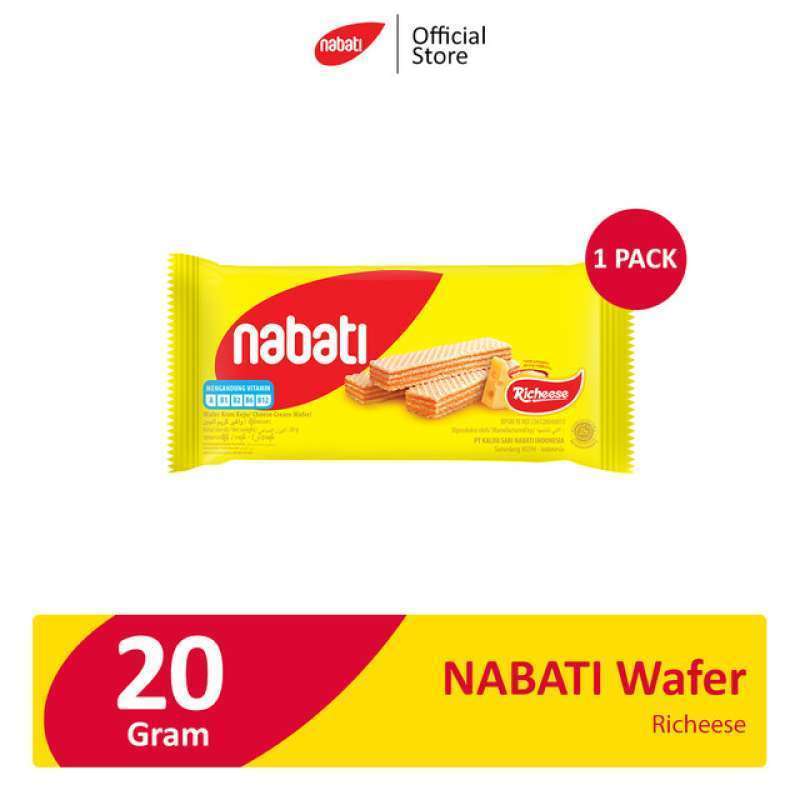 Jual NABATI Wafer Richeese 20g [1 Pack] di Seller Fwamart - Padang ...