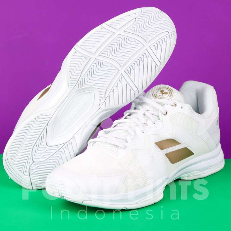 Jual Footprints Indonesia Sepatu Tenis Babolat SFX 3 Wimbledon White ...