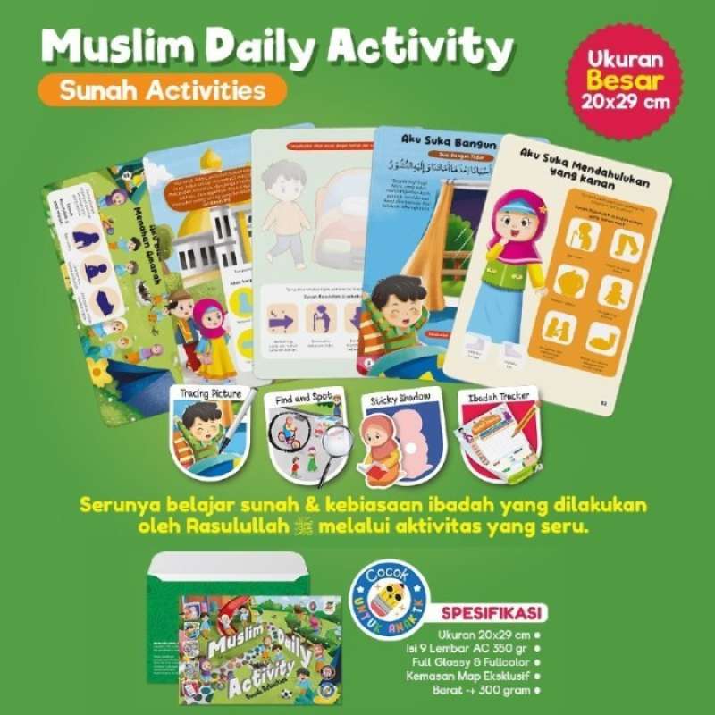 Jual Paket Buku Muslim Daily Activity : Sunah Activities Untuk Anak Di ...