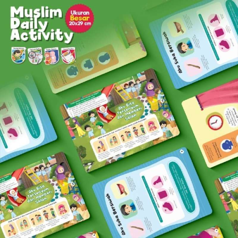 Jual Paket Buku Muslim Daily Activity : Sunah Activities Untuk Anak Di ...