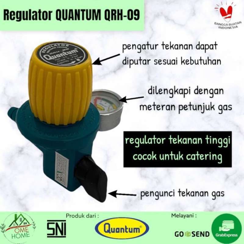 Jual Regulator Gas Quantum Tekanan Tinggi Qrh-09 High Pressure/qrh-09 ...