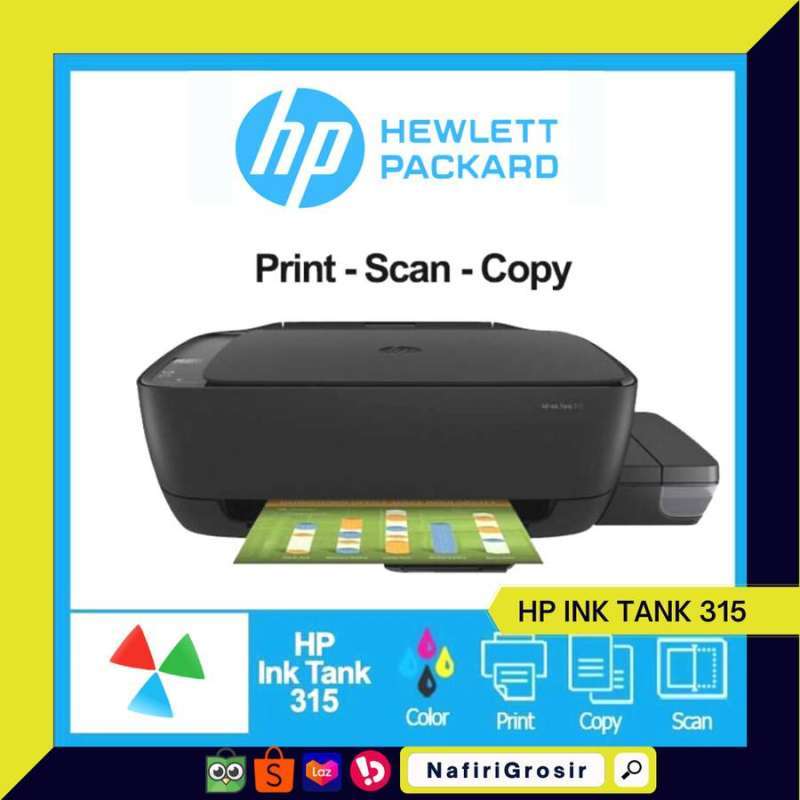 Jual PRINTER HP INK TANK 315 PRINT SCAN COPY All-in-One di Seller ...