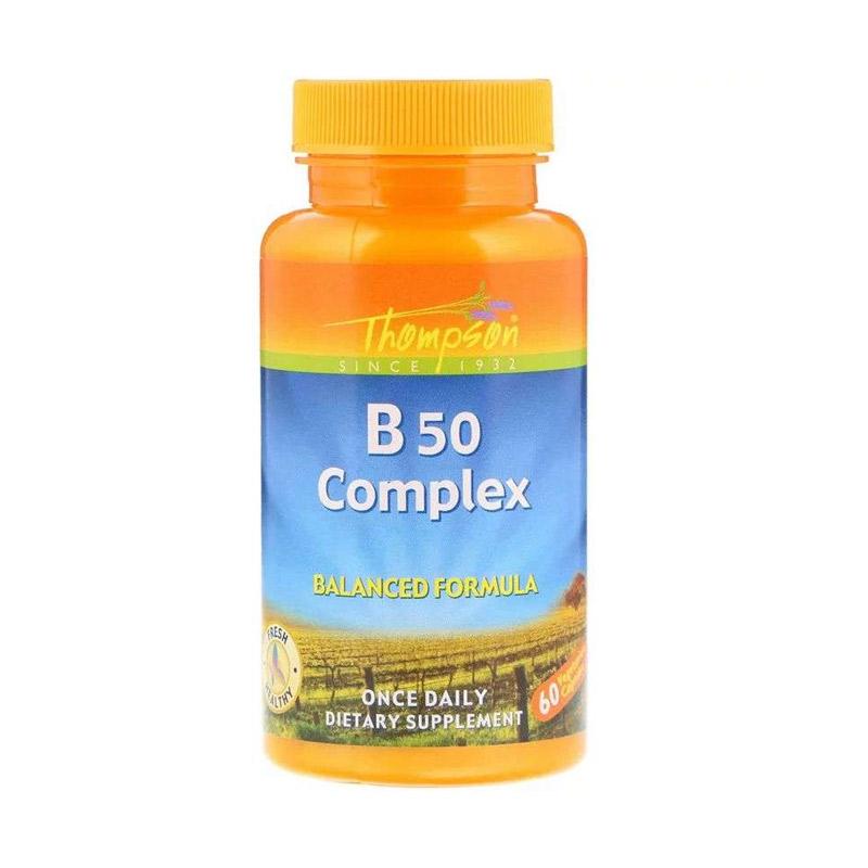 Jual Thompson B50 Complex Multivitamin [60 Capsules] di Seller iHerba ...