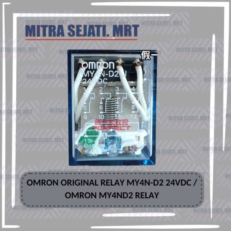 Jual OMRON ORIGINAL RELAY MY4N-D2 24VDC / OMRON MY4ND2 RELAY di Seller Mitra Sejati MRT ...