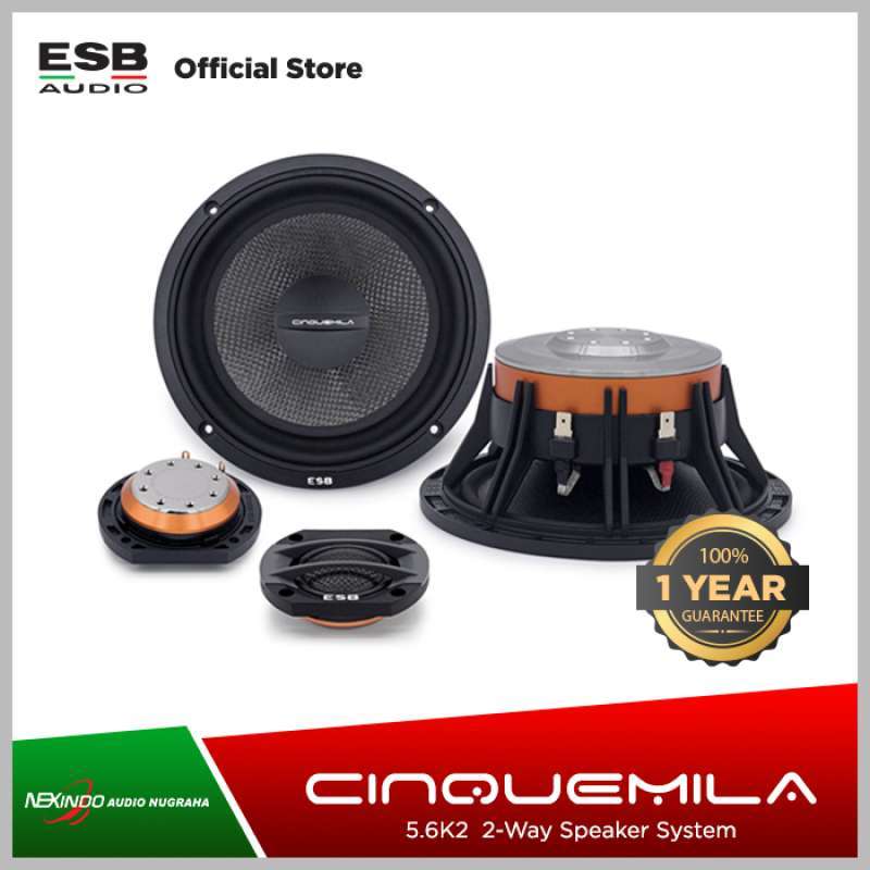 Jual ESB Audio Speaker 5.6K2 2-Way Speaker System di Seller Zapco Car ...