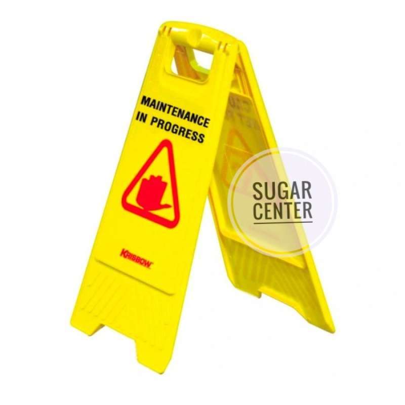 Promo Krisbow Floor Sign Maintenance In Progress/Warning Sign Diskon 23 ...