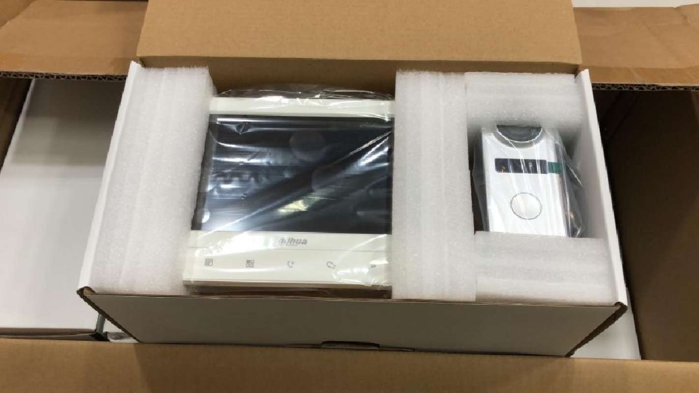 Jual Dahua Video Intercom Kit Analog Doorphone Bell Kta02 / Kit Dhi ...