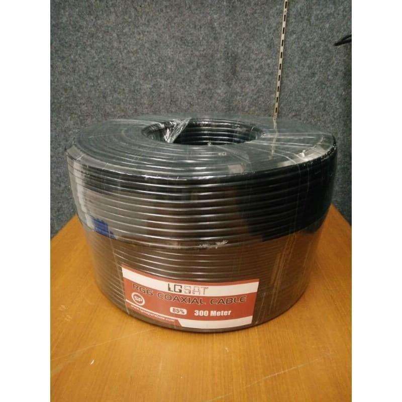 Jual Lgsat Rg6 Tanpa Power 85% Coaxial Cable 300 Meter Di Seller ...