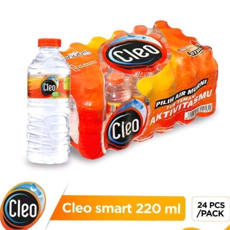 Jual PROMO - CLEO Air Mineral 220ml X 24 Pcs di Seller TOKO MEGA GROSIR ...