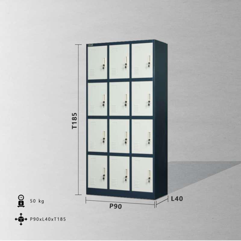 Promo Tuqutuqudotcom El-12 Lemari Kantor Besi Loker 4 X 3 Diskon 25% Di ...
