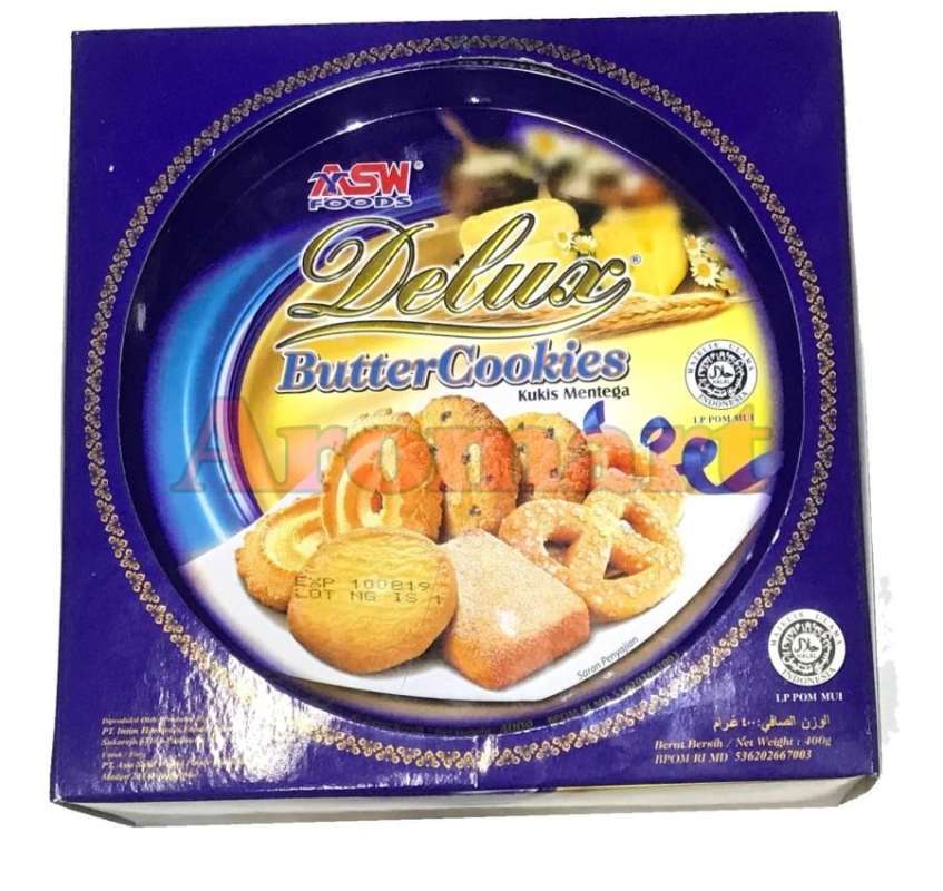 Jual ASW Foods Delux Butter Cookies - 400gr di Seller Aromart ...