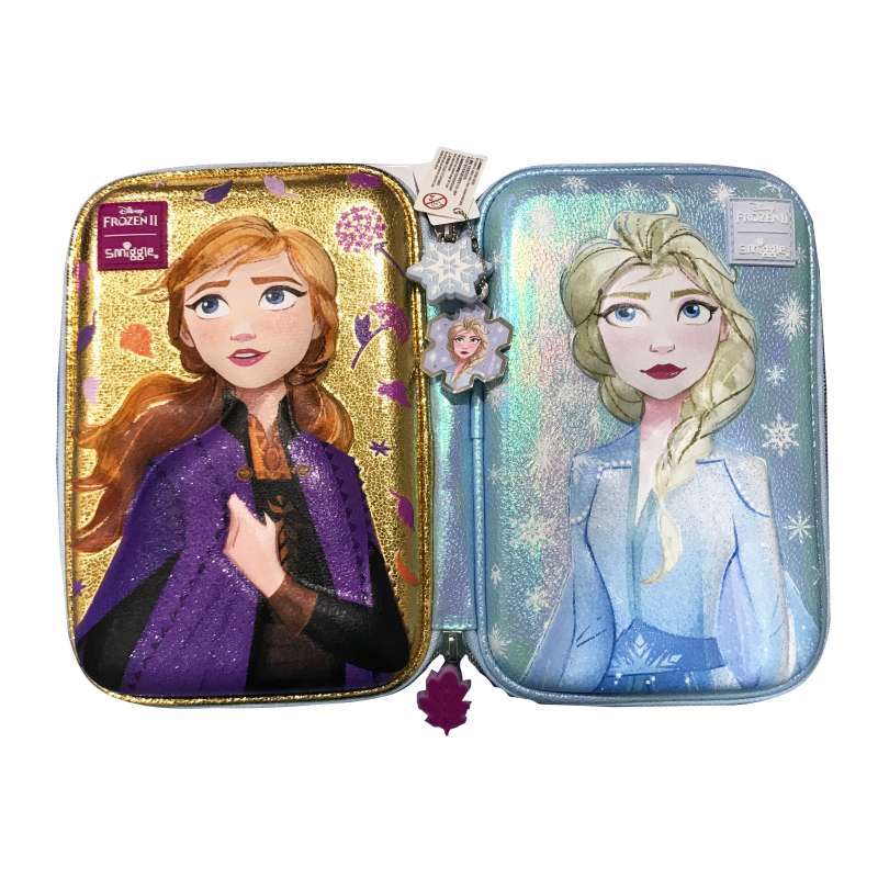 Jual Smiggle Disney’s Frozen 2 Hardtop Pencil Case Double Side Anna ...