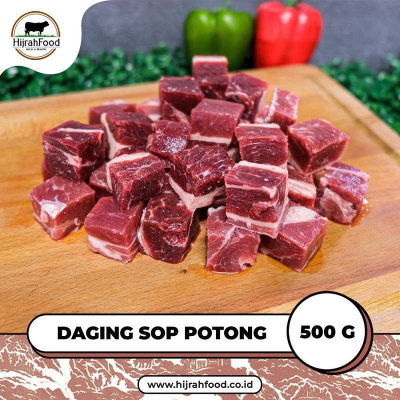 Jual Daging Sop Sapi Potong Dadu AUS | Daging Sop / Rawon / Soto di ...