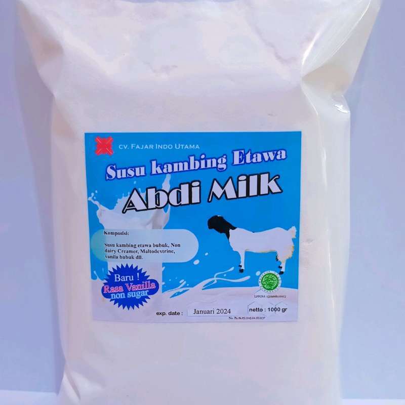 Jual Susu Kambing Etawa Abdi Milk Grade 2 Isi 1kg di Seller Abdi Milk ...