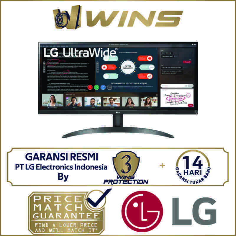 Jual Lg 29wp500-b Ati 29'' 21:9 Ultrawide™ Full Hd Ips Monitor Amd ...
