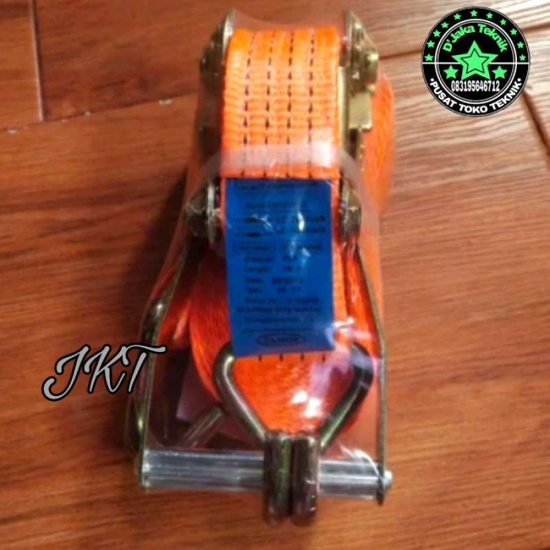 Promo Webbing Cargo Lashing Belt 4 ton x 6 meter Tali Pengikat Barang ...