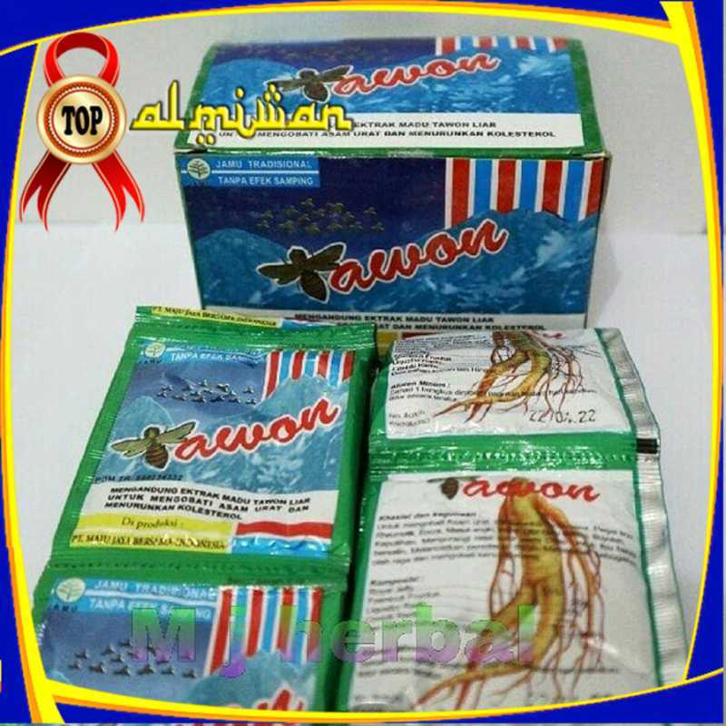 Jual Jamu Tawon Serbuk 1 Box Isi 20 Sachet Mengobati Asam Urat Dan ...