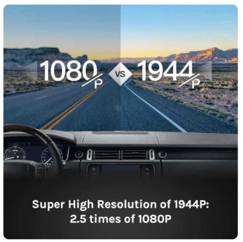 Jual 70mai A500s Dash Cam Pro Plus 1944P GPS ADAS Set (Front +Rear ...