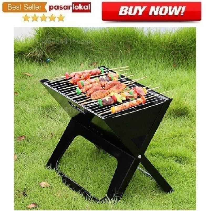 Jual Alat Panggang Arang BBQ Lipat Outdoor Grill Stove di Seller ...