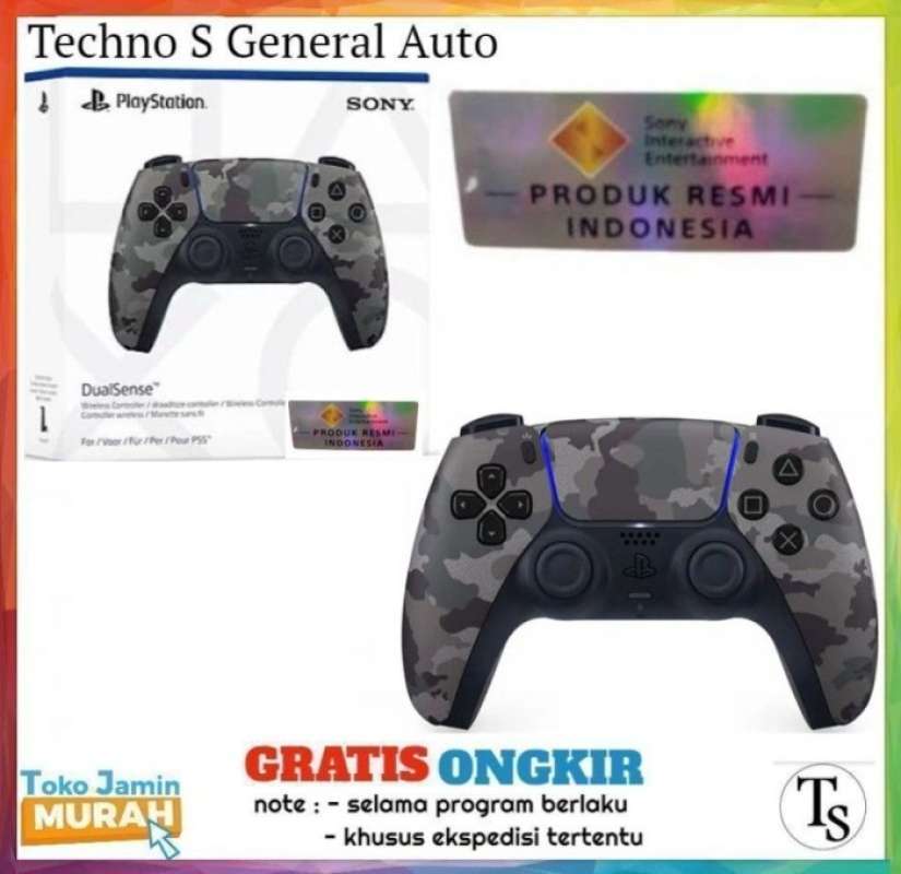 Promo Stick Stik Ps5 Dualsense Wireless Controller Gray Camouflage Diskon 7 Di Seller Stpo Here