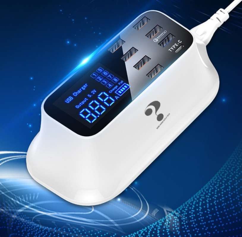 Jual JARVIS Ponsel Tablet iPhone Samsung Adapter Pengisi Daya USB Cepat ...