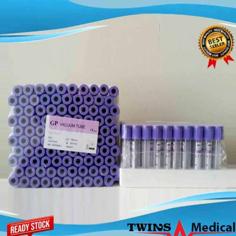 Jual Tabung Vacutainer Edta K3 5ml Tutup Ungu Merk Gp | Vac Edta 3 Ml ...