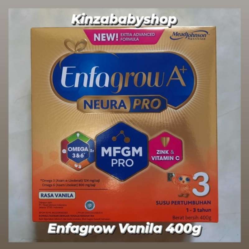 Jual Enfagrow A+ 3 Vanila 400g di Seller Kinza Baby Shop - Kota Jakarta Barat, DKI Jakarta | Blibli