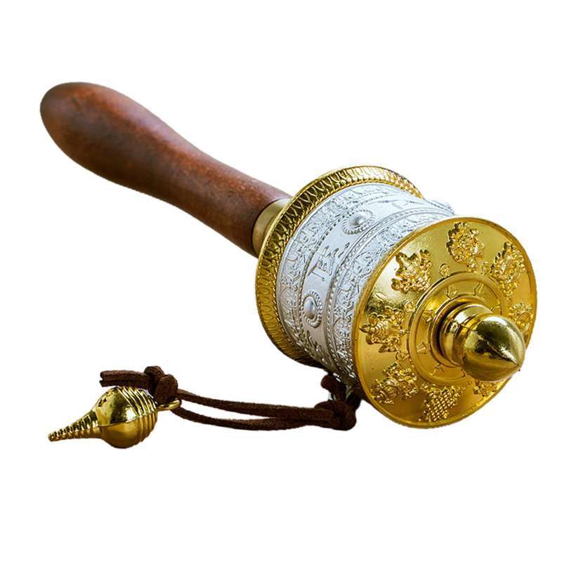 Promo Tibetan Prayer wheel Artistic Accessory Turn Praying Instrument ...