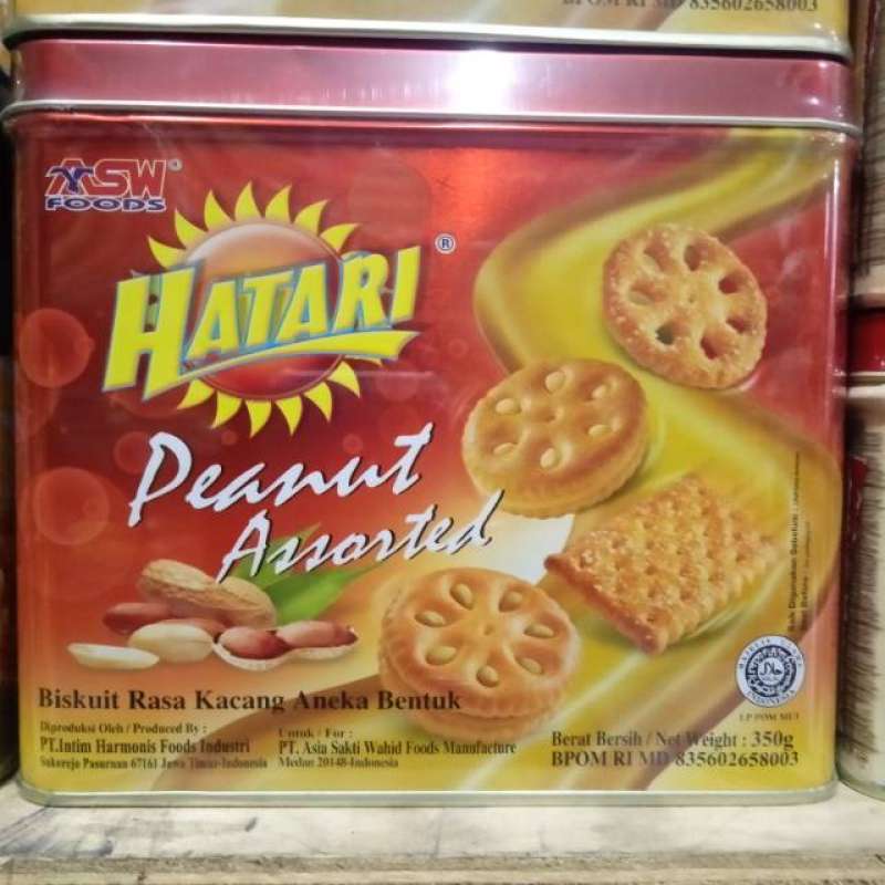 Jual Hatari Peanut Assorted Biscuit [350 g] di Seller Ramayana Matraman ...