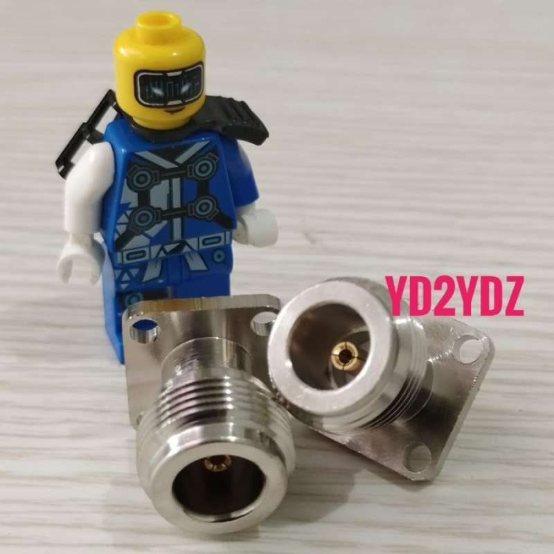 Jual Konektor N Female N-type Teflon Panel Rf Connector Chassis Body ...