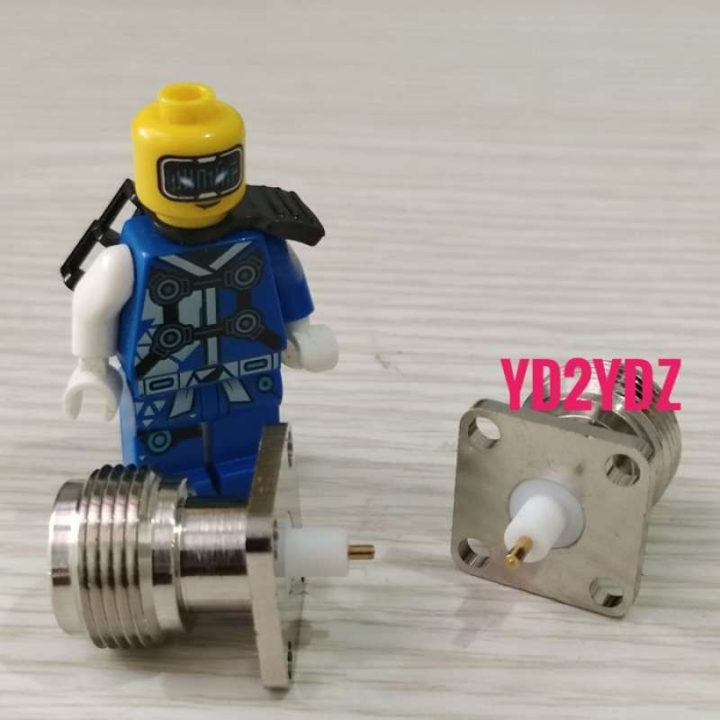 Jual Konektor N Female N-type Teflon Panel Rf Connector Chassis Body ...