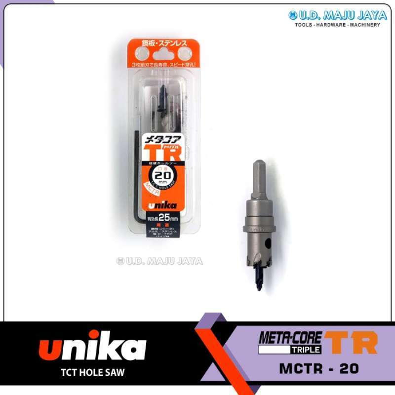 Promo UNIKA-TCT Hole Saw Metacore Triple MCTR 20mm-Mata Bor Aluminium-Japan Diskon 9% di Seller ...