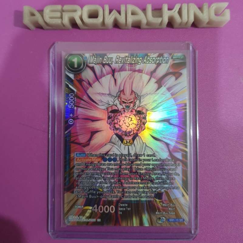 Promo Majin Buu, Revitalizing Absorption Eb1-15 Sr : Dragon Ball Card ...