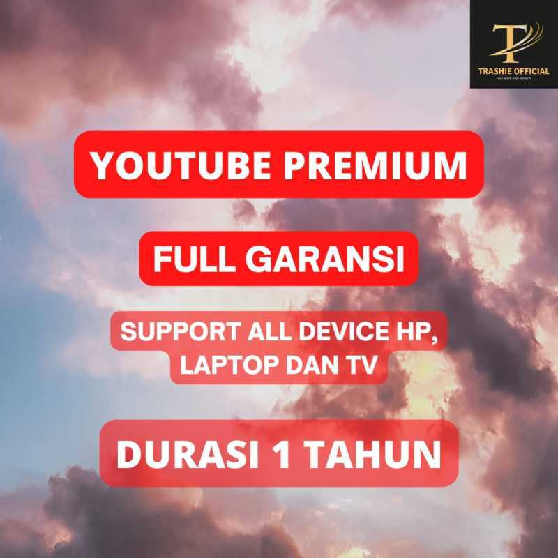 Promo Youtube Premium 1 Tahun Full Garansi Diskon 40% Di Seller Trashie ...