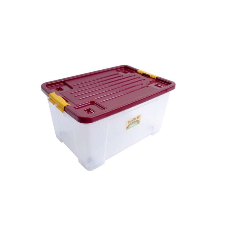 Jual Rovega Kotak Kontainer Plastik Premium dengan 4 Roda 60 Liter di ...