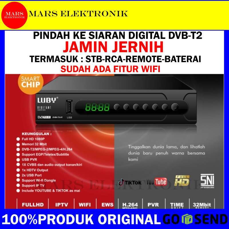 Jual SET UP BOX - STB LUBY - DBV-T2 - JAMIN JERNIH - SIARAN TV DIGITAL ...